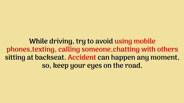 Best Driving Tips For New Drivers | PPT