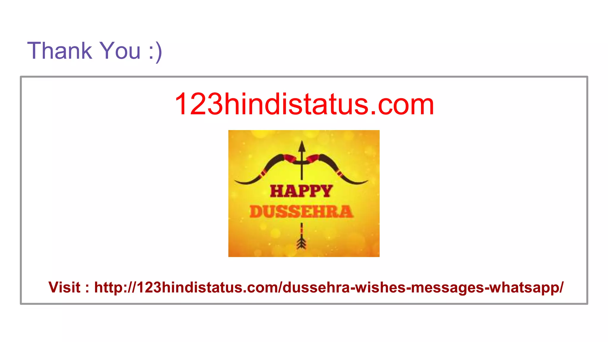 Best dussehra wishes, messages, status and quotes | PPT
