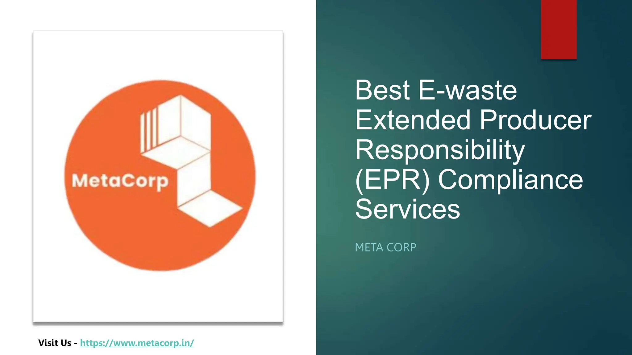 Best E-waste Extended Producer Responsibility (EPR) Compliance Services ...