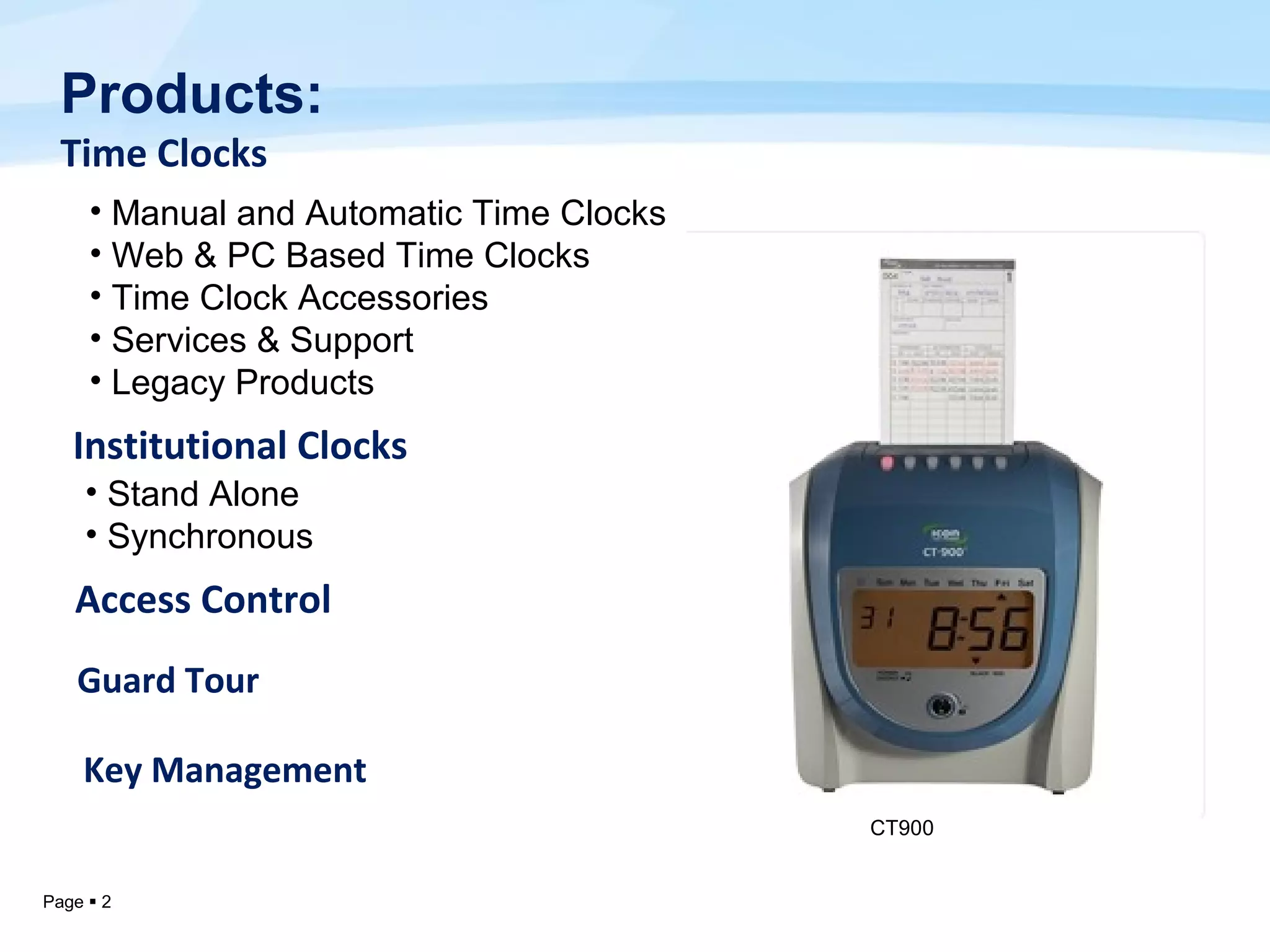 Best employee time clocks for business | PPT