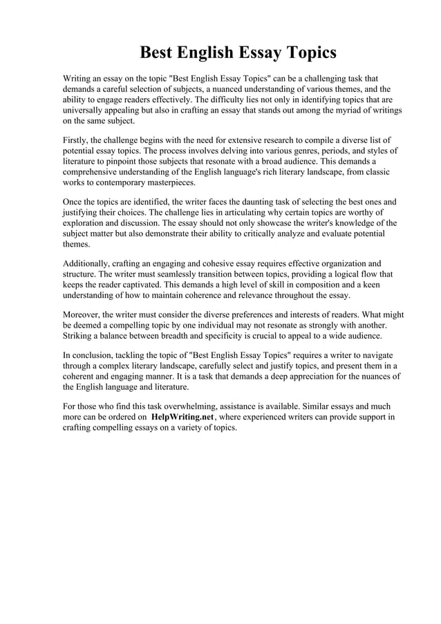 Best English Essay Topics.pdf