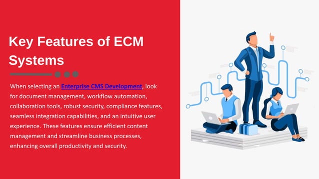 Custom Enterprise CMS Development for Efficient Workflows | PPT