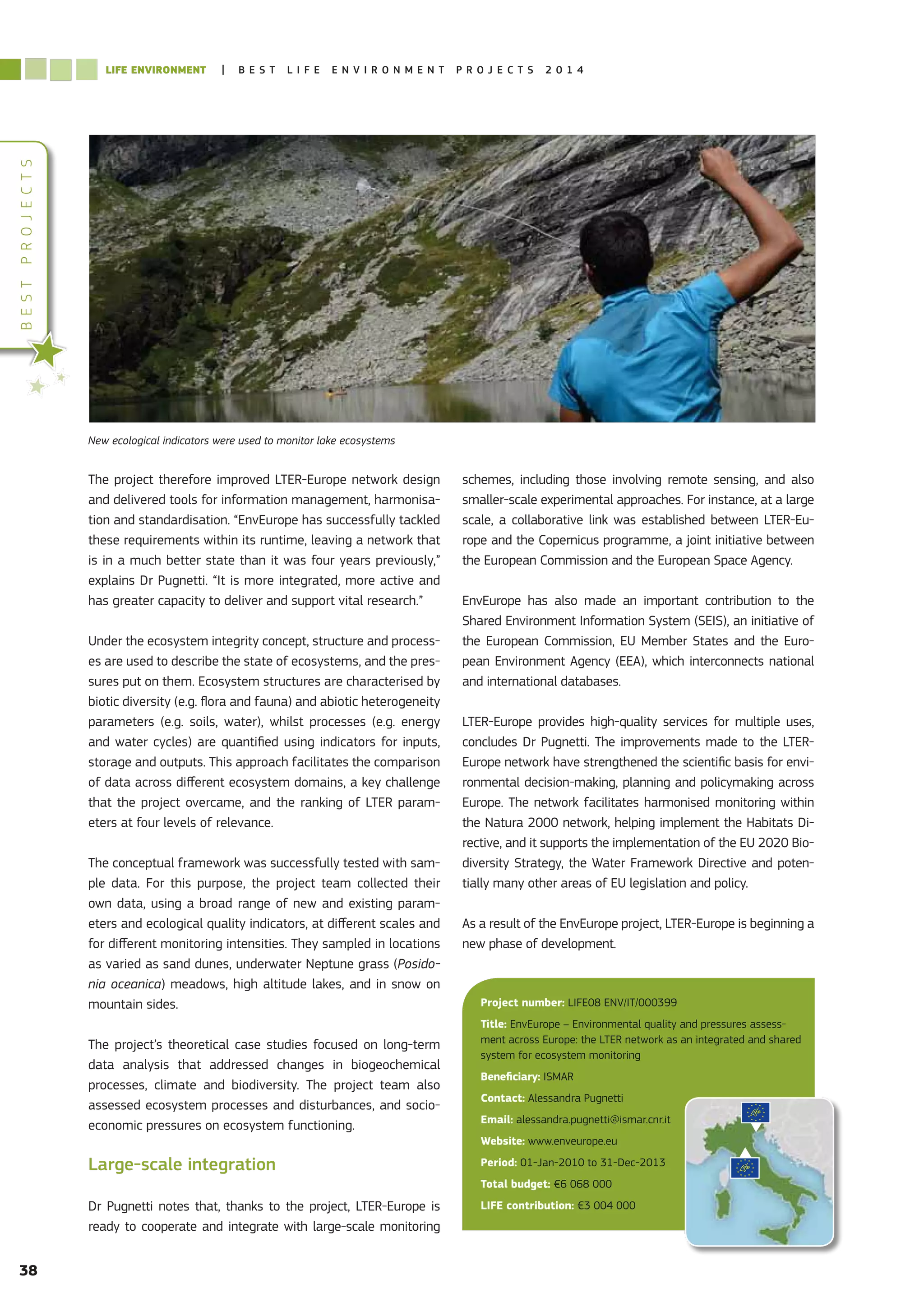 Best LIFE Environment projects 2014 | PDF
