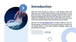 The Best eSIM Provider for Europe in 2025 | PPTX
