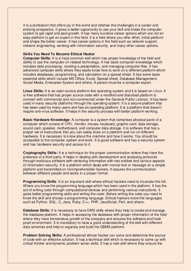 Best ethical hacking course online | PDF