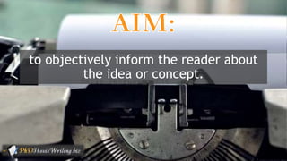 Concept Paper Best Examples | PPTX