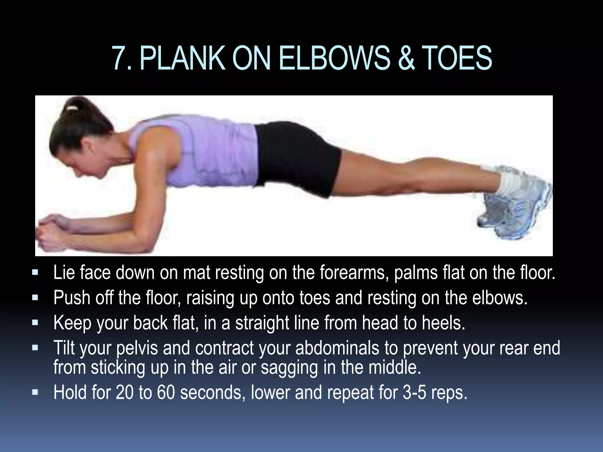 Best exercises for effective abs | PPTX
