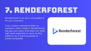 Best explainer video software 2021 | PPT