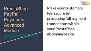 Best extensions in module bazaar marketplace | PPT