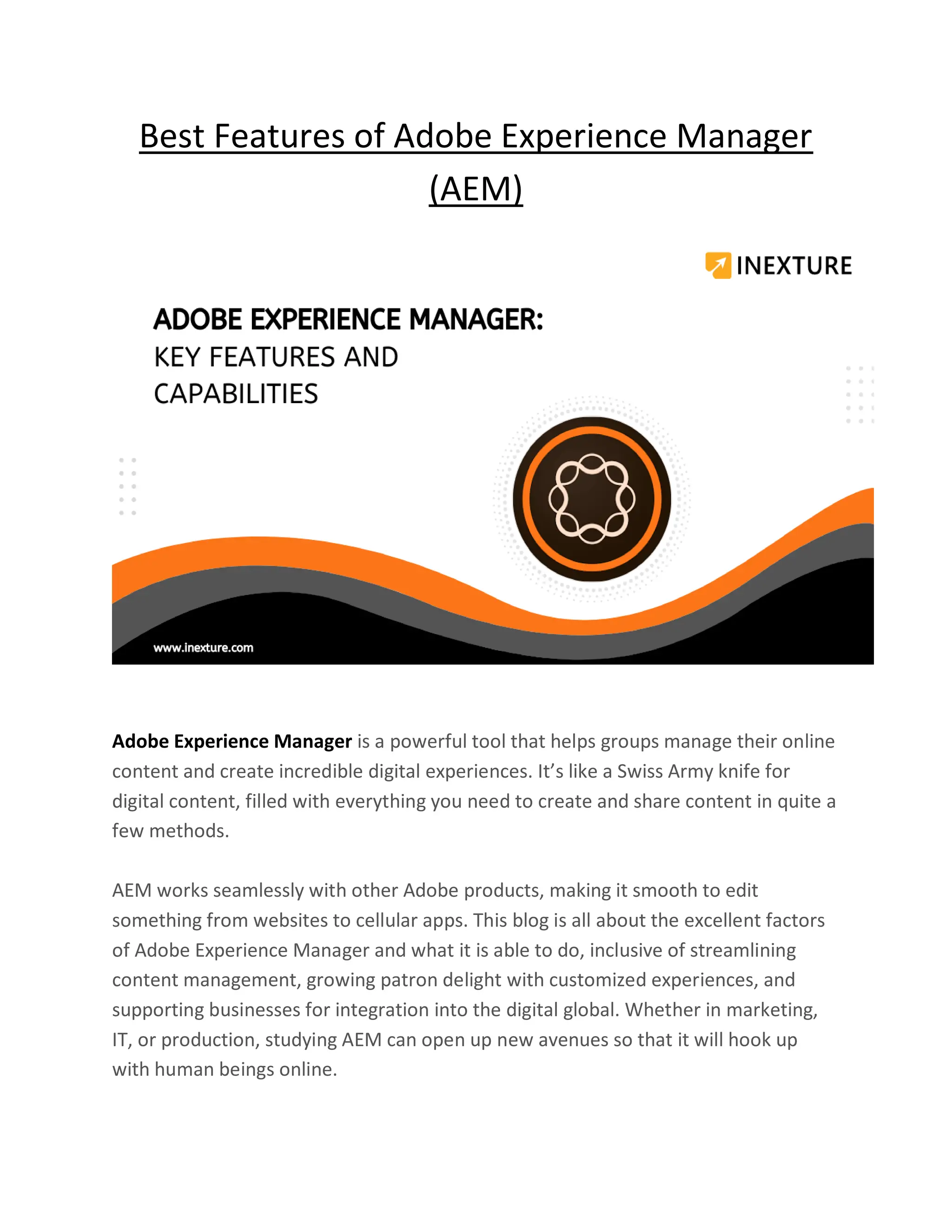 Best Features of Adobe Experience Manager (AEM).pdf