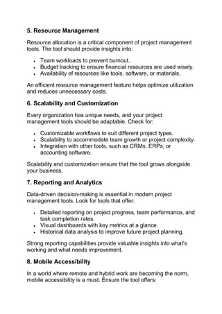 Best Features to Look for in Project Management Tools.pdf