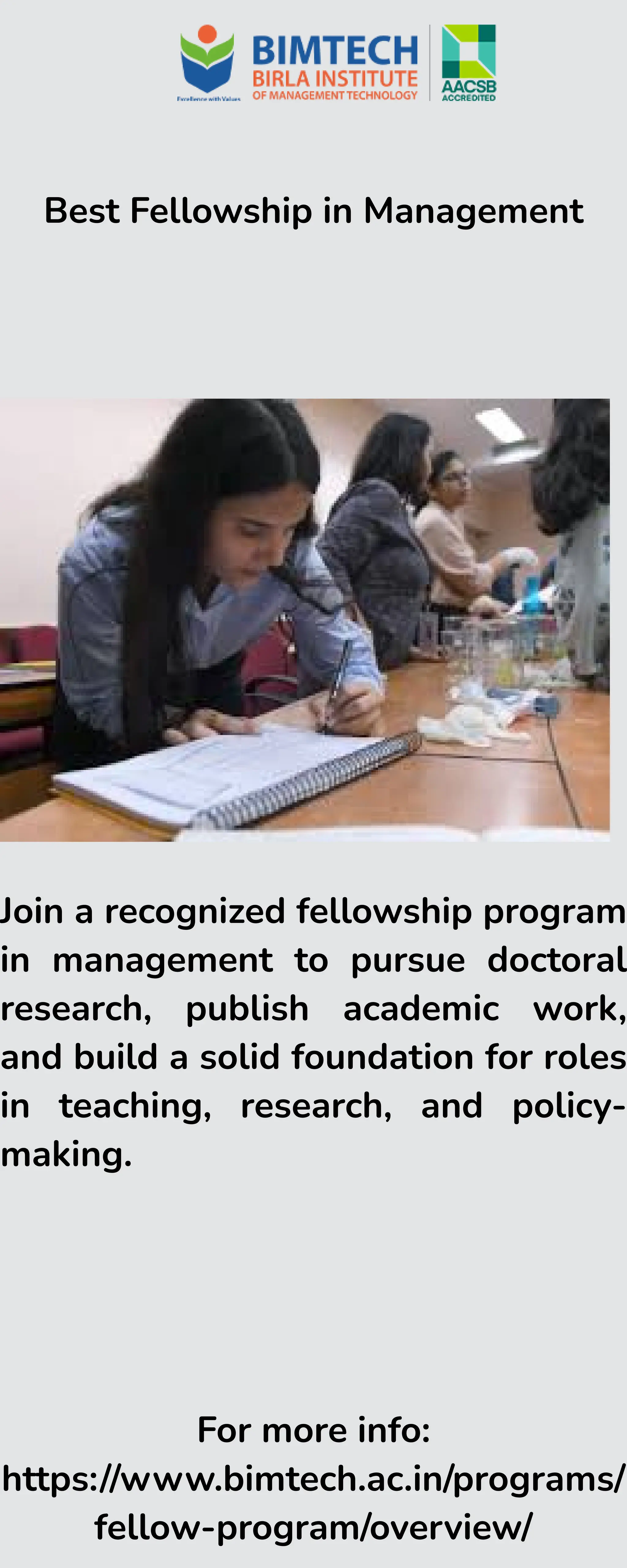 fellowship program in management to purs | PDF