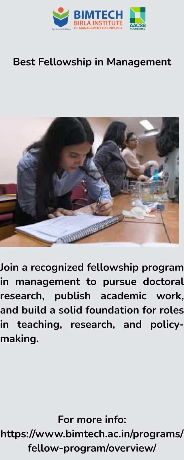 fellowship program in management to purs | PDF