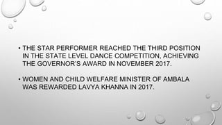 Best female dancer in india lavya khanna | PPT