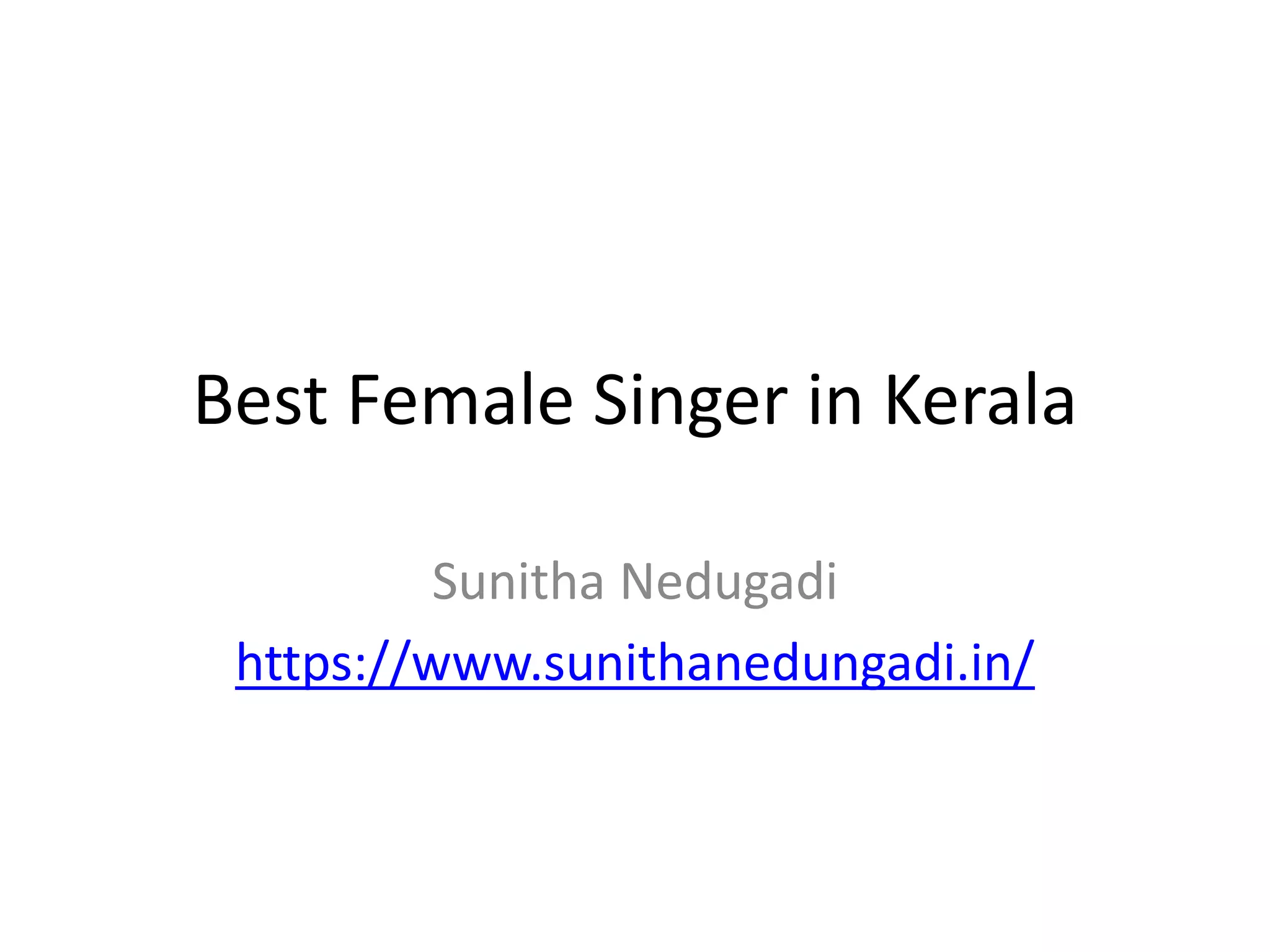 Best Female Singer in Kerala.pptx