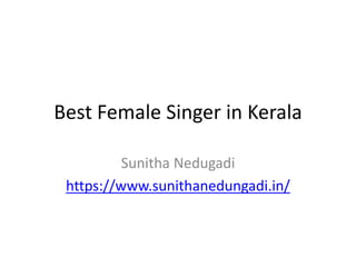 Best Female Singer in Kerala.pptx