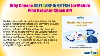Best Fetch Plan API Provider Company - Softcare Infotech.pptx