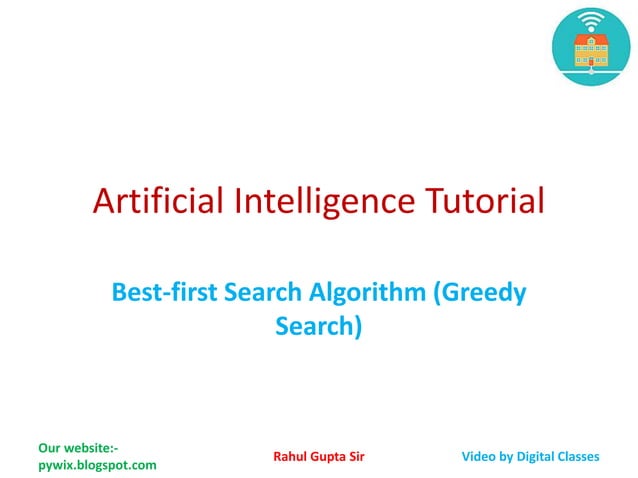 Best first search algorithm in Artificial Intelligence | PPTX | Search ...
