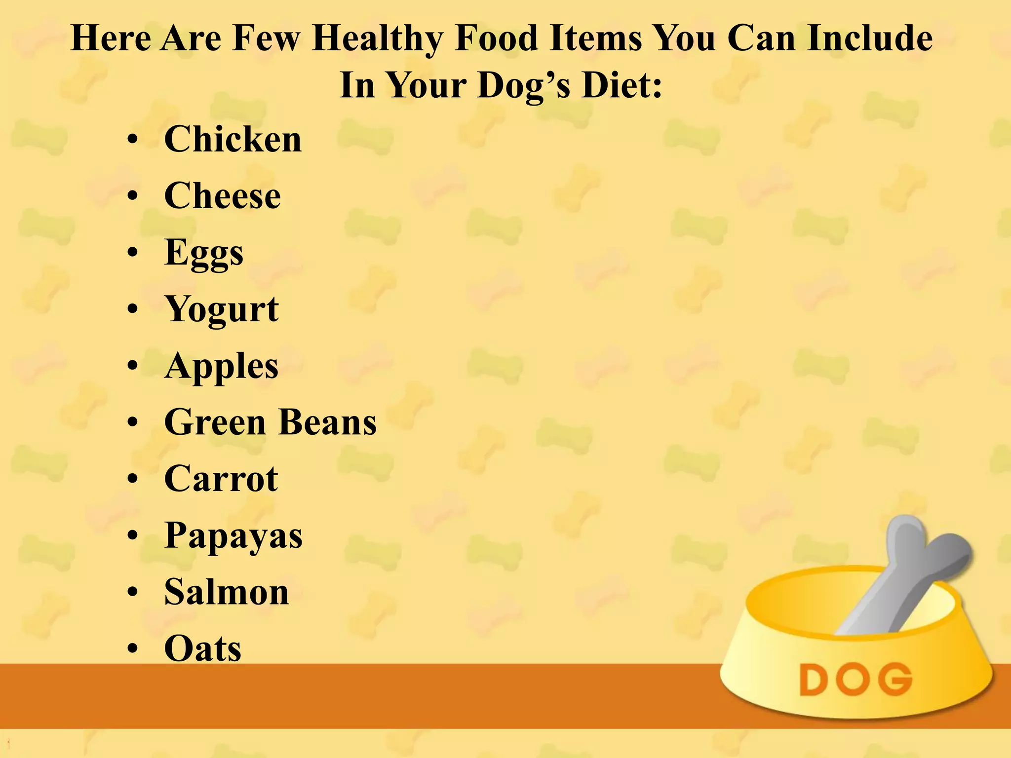 Best food diet plan for your dog | PDF