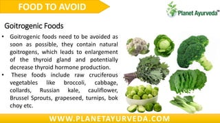 Best Diet for Hypothyroidism, Foods to Eat and Foods to Avoid | PPTX
