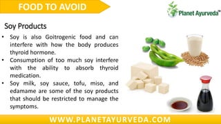 Best Diet for Hypothyroidism, Foods to Eat and Foods to Avoid | PPTX