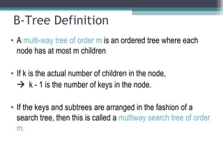 Best for b trees | PPT