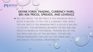 Best Forex Trading Signals - Mithuns Money Market.pptx