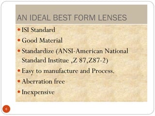 Best form lenses | PPSX