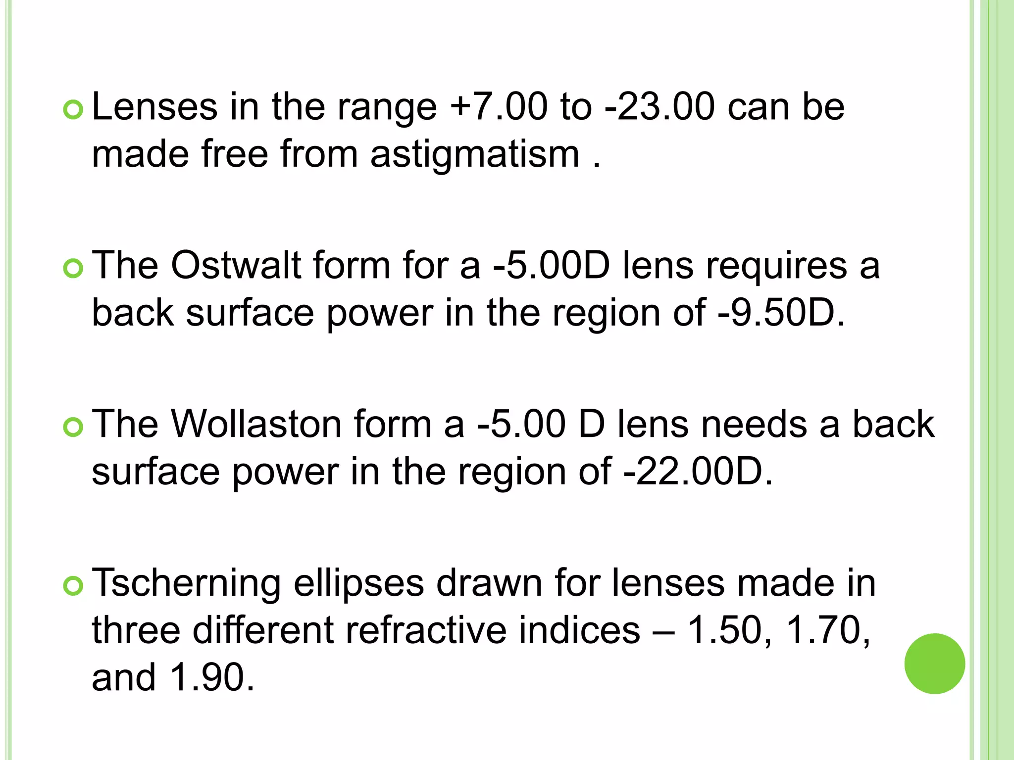 Best form spectacle lenses | PPTX