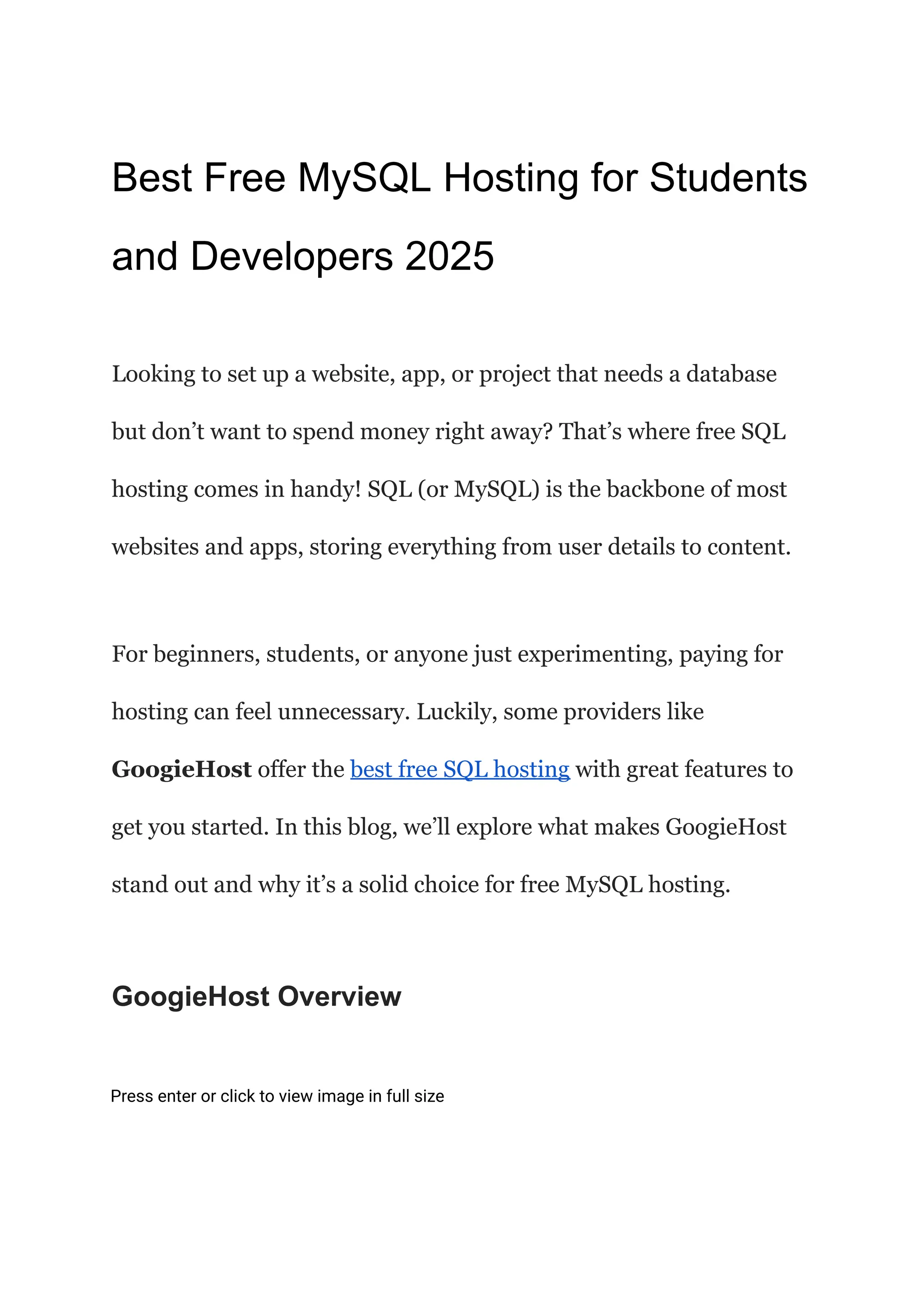 Best Free MySQL Hosting for Students and Developers 2025.pdf