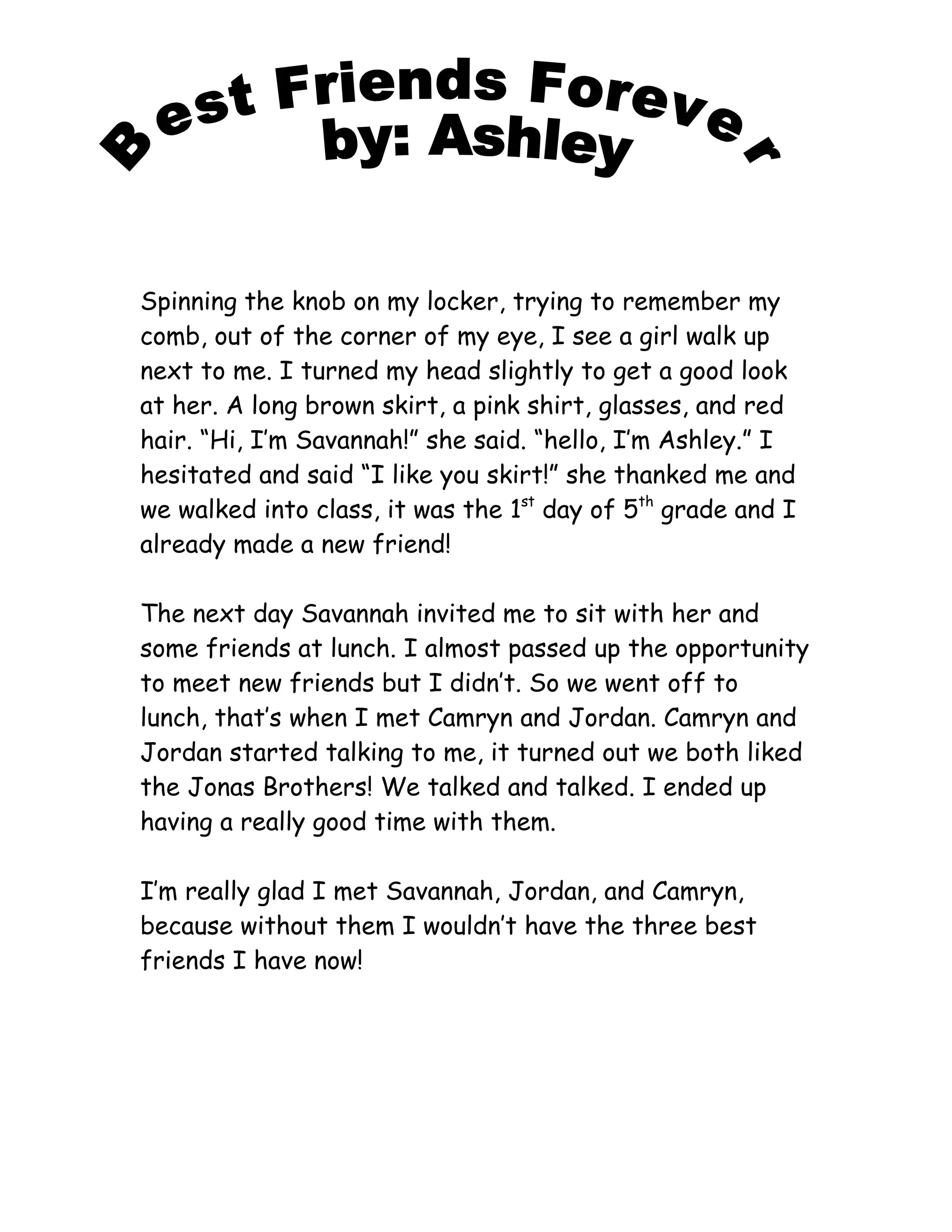 Best friends forever | DOC