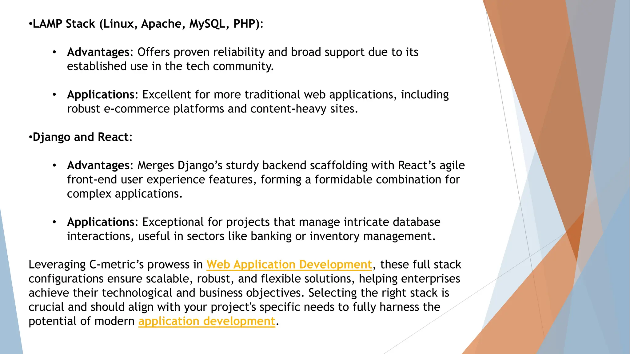 Best Full Stack Combinations: Most Preferred Full Stack App Development ...