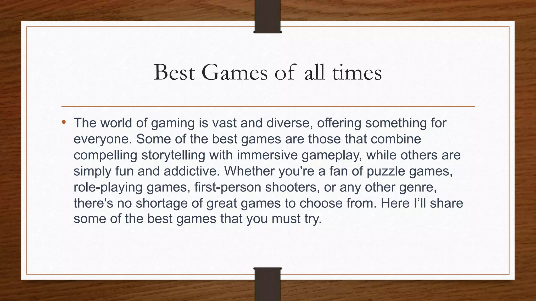 Best Games of all times.pptx