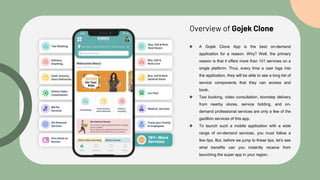 Best Gojek clone app of the Decade | PPT
