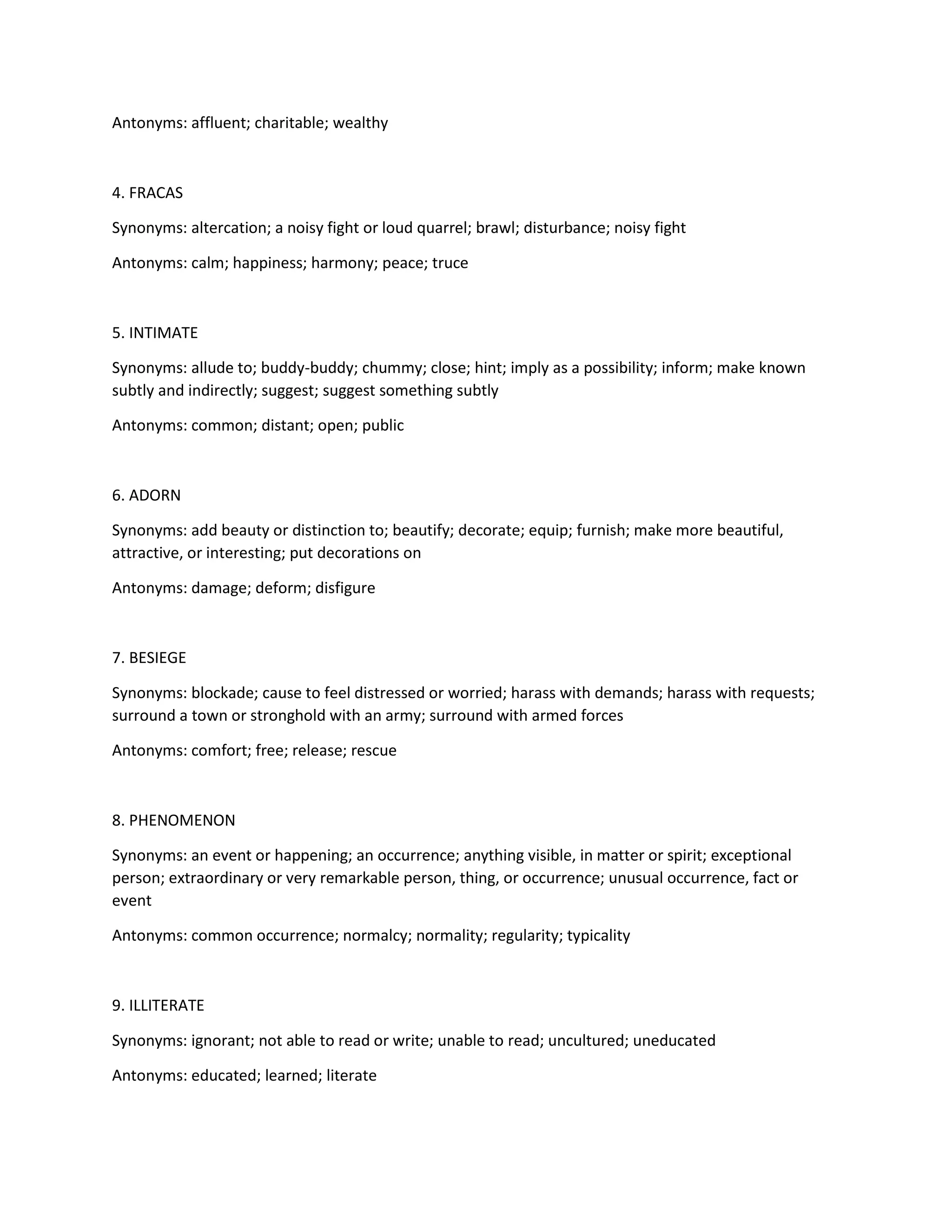 Best Gre Vocabulary Flashcards | PDF