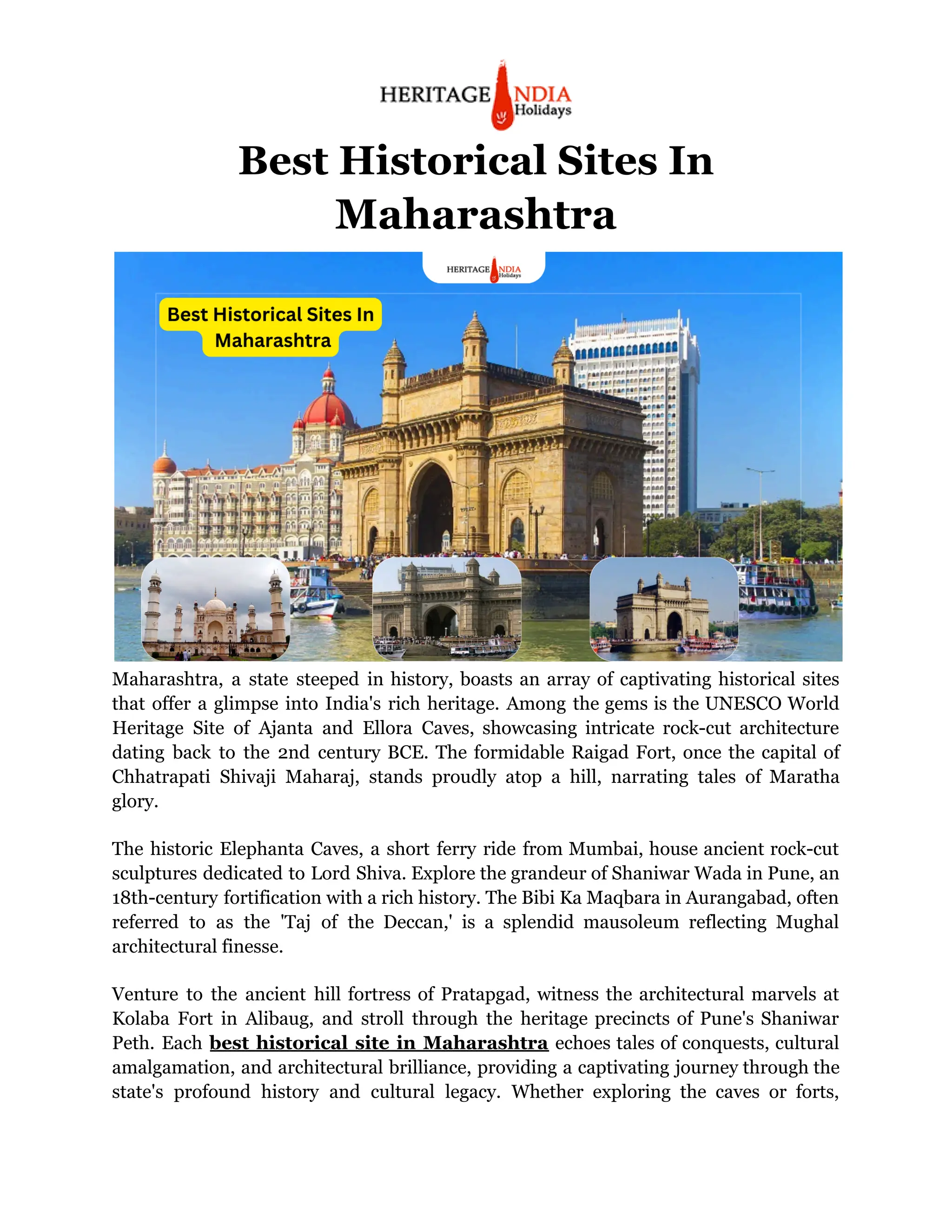 Best Historical Sites In Maharashtra.pdf