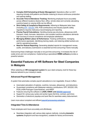 Best HR Software Malaysia Powering Efficiency in Your Steel Company.pdf
