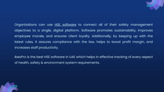 Best HSE Software Dubai | PPTX
