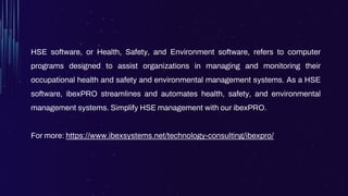 Best HSE Software Solutions in UAE | PPTX