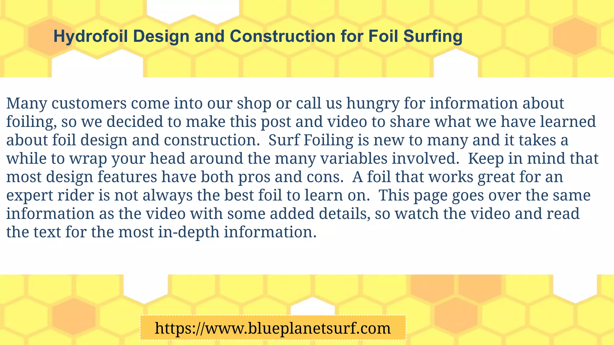 Best Hydro Foil | PDF