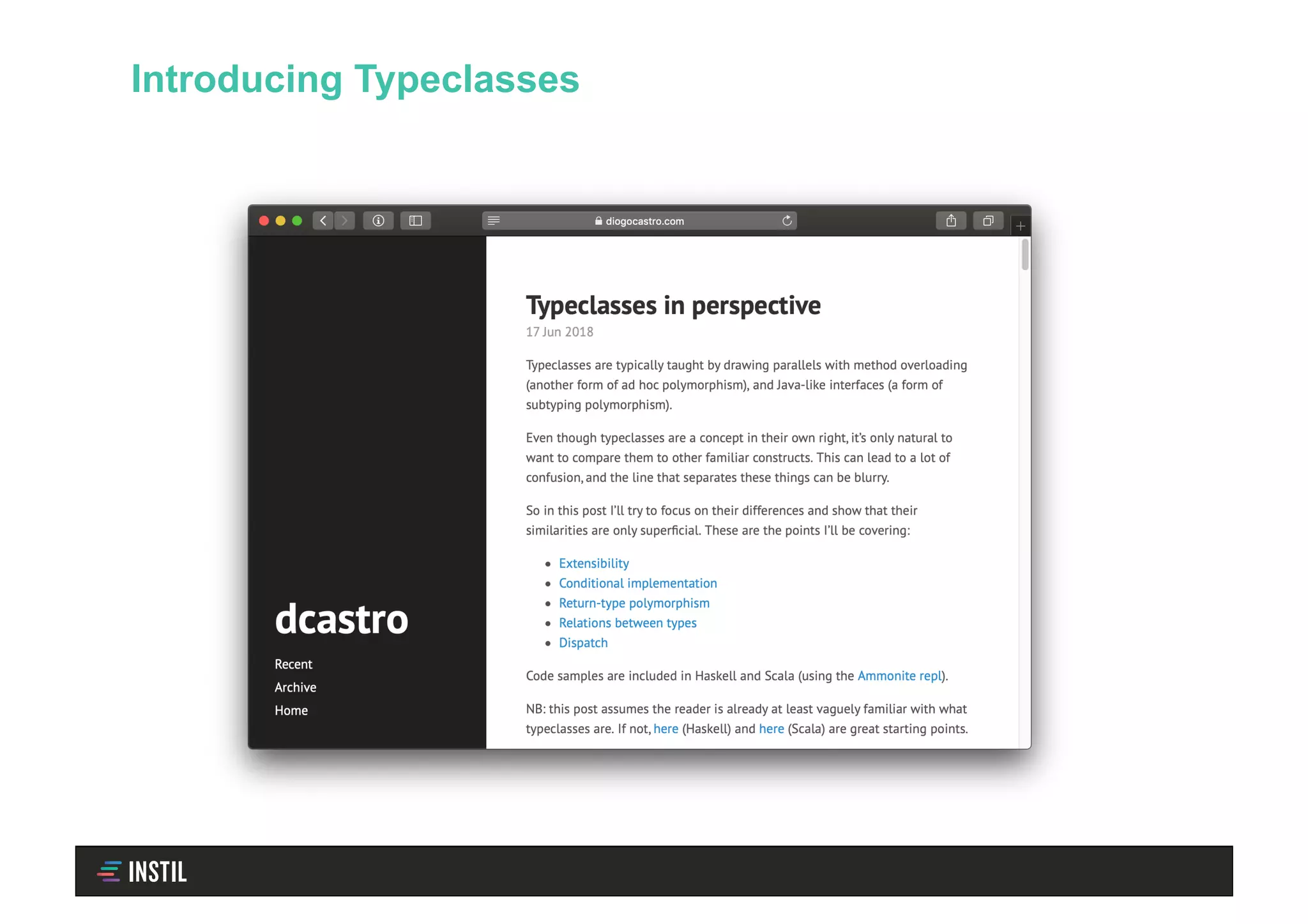 The Bestiary of Pure Functional Programming | PPT