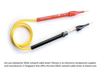Best IDEAL Network Cable Tester | PPTX | Telecommunications Industry ...