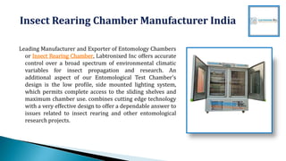 Best Insect Growth Chamber and Insect Rearing Chamber.pptx | Beekeeping ...