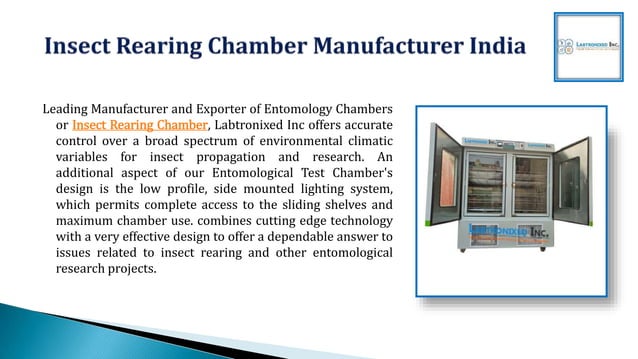 Best Insect Growth Chamber and Insect Rearing Chamber.pptx | Beekeeping ...