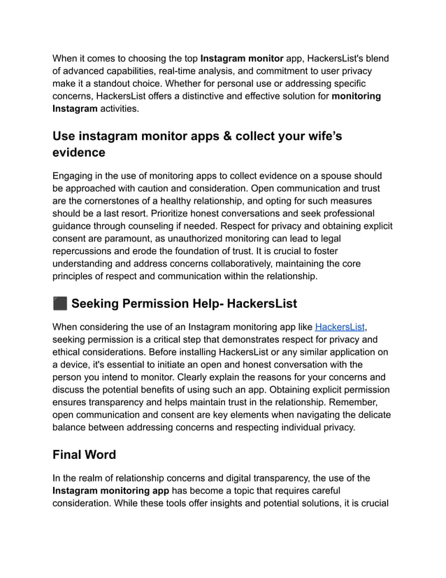 Best Instagram Monitoring App_Collect Your Cheating wife's Evidence.pdf