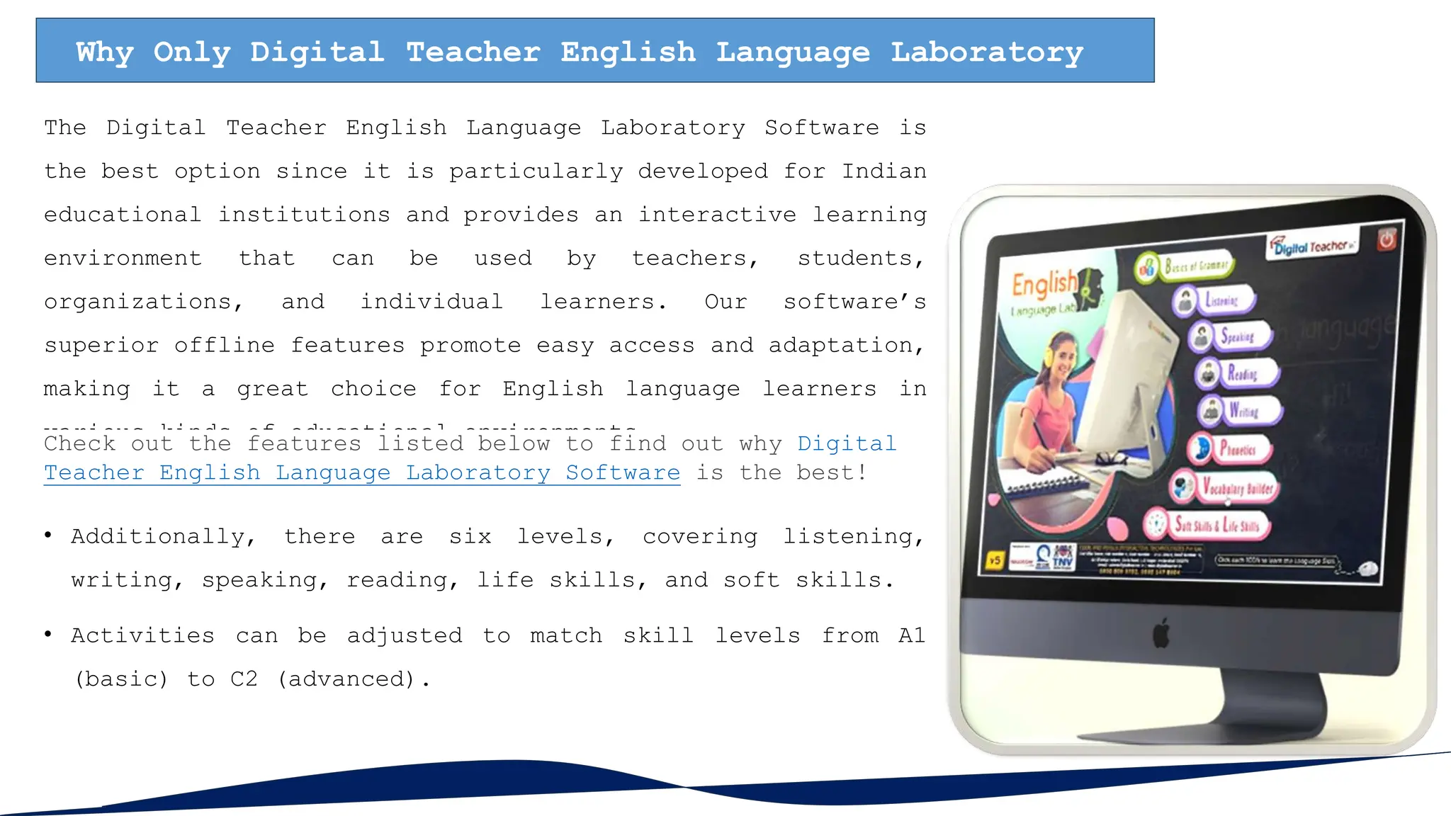 Best Interactive English Language Lab Software Internet is Not Required ...