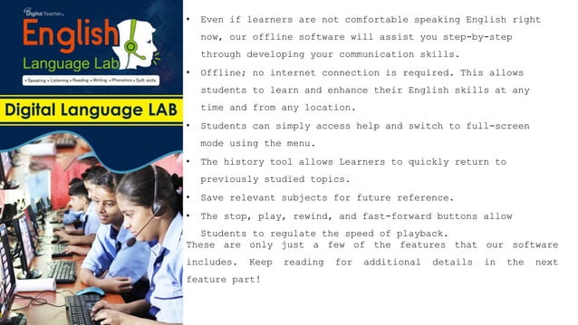 Best Interactive English Language Lab Software Internet is Not Required ...