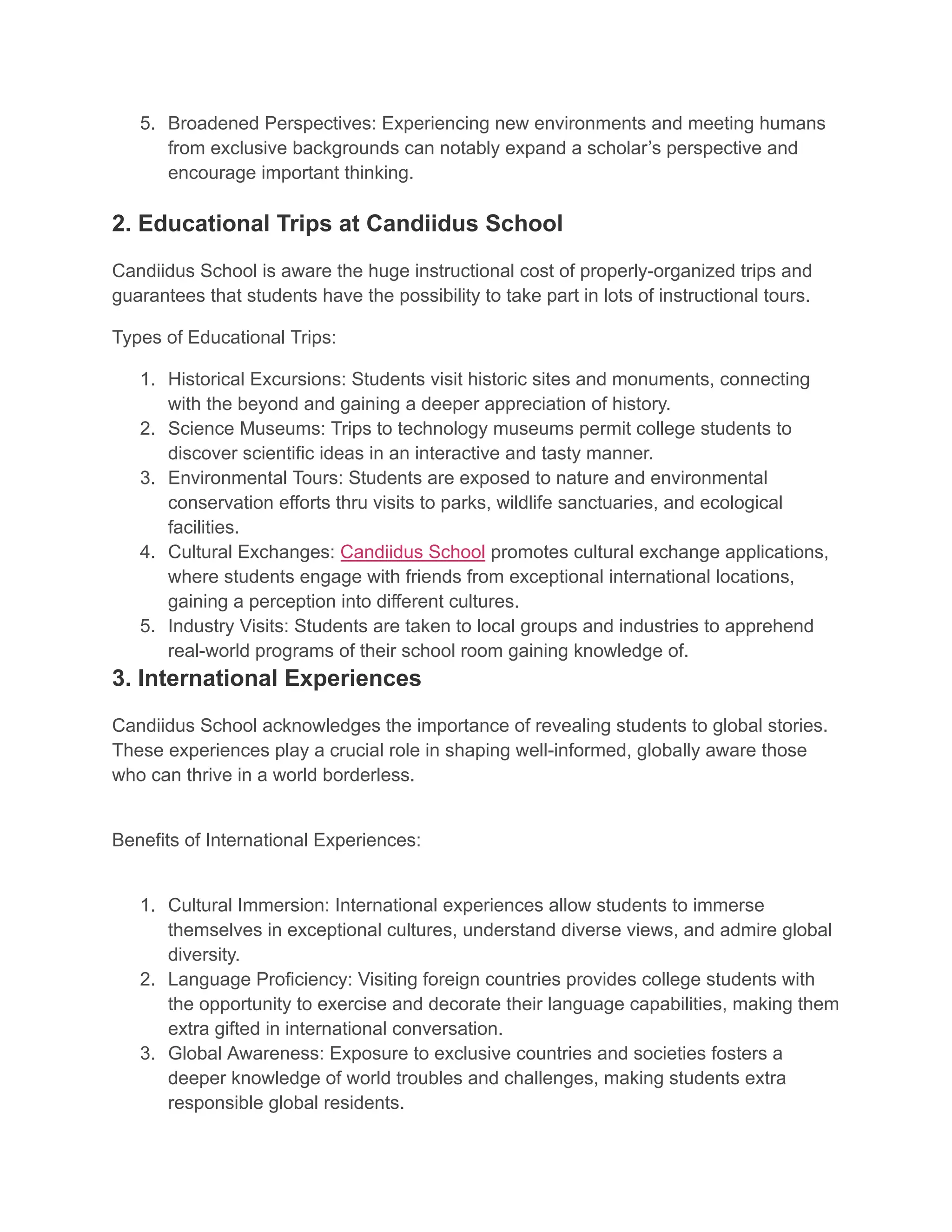 Top International School in Hyderabad - Candiidus International School ...