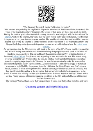 Best Invention Essay | PDF | Online Education | Education