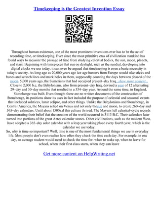 Best Invention Essay | PDF